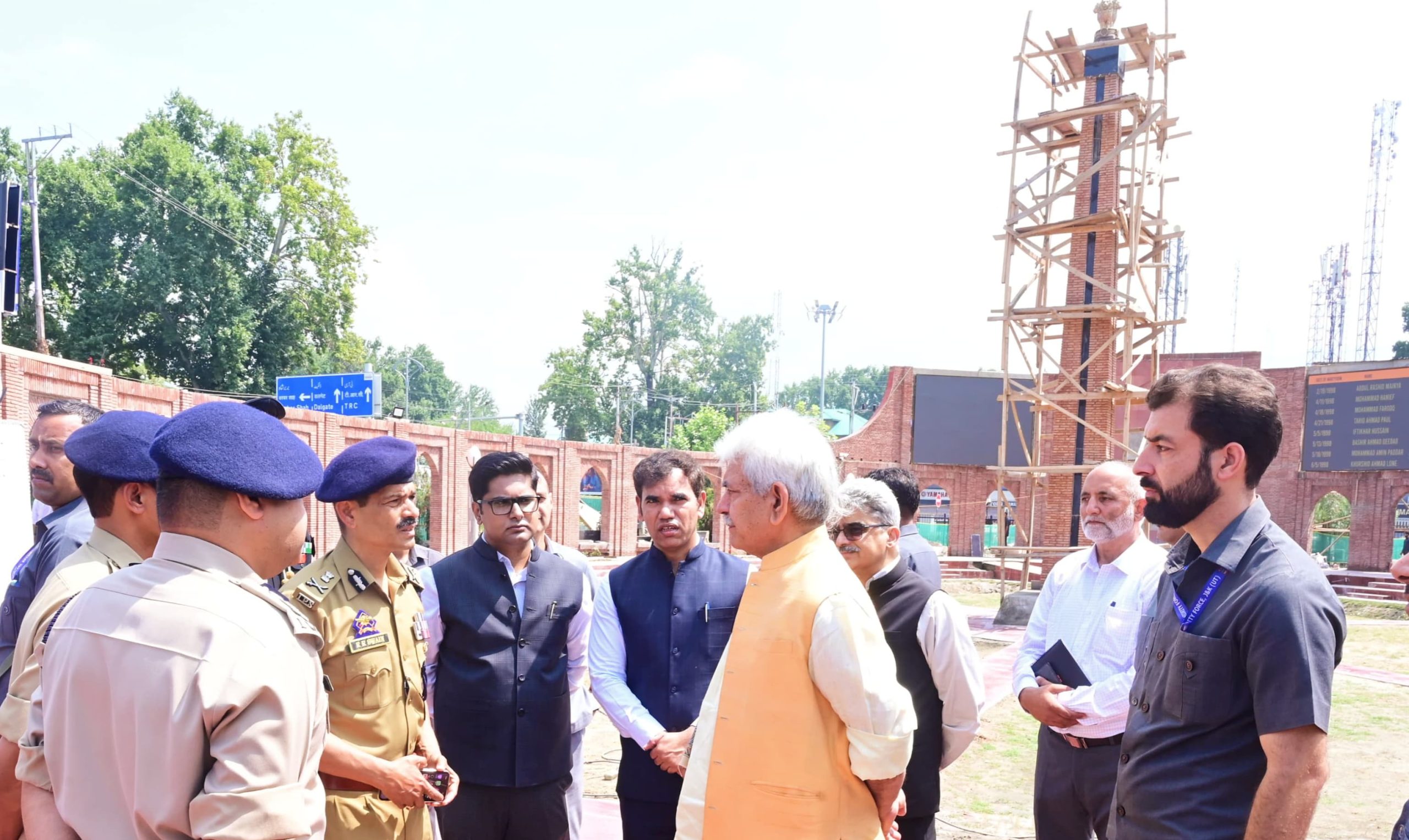 Lg For Timely Completion Of ‘balidan Stambh At Srinagar The Better
